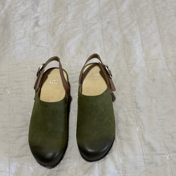Dansko | Shoes | Dansko Olive Green Mules Nwob | Poshmark